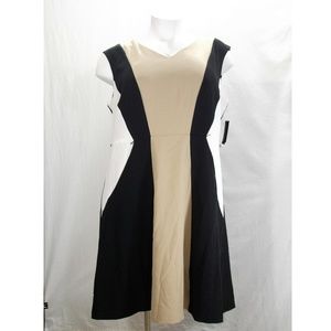 Covington | Dresses | Covington Plus Size Sleeveless Colorblock Dress ...